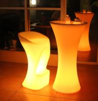 China Eco Friendly Rotomolded Furniture Lightweight Outdoor LED Spaces Custom Color for sale