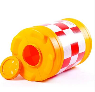China Yellow Plastic Anti-Collision Safety Drum 3.5-6 Meter Diameter Rotomolding Manufacturing for sale