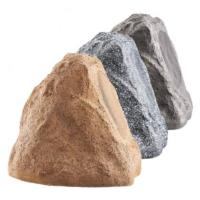 China Roto Mould Waterproof Outdoor Rock Speakers Bionic Stone Realistic Colours Custom OEM for sale
