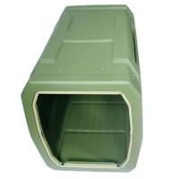 China Rotomolded Plastic Dog Kennel Heavy Duty Pet Crate Custom Size OEM Polyethylene for sale