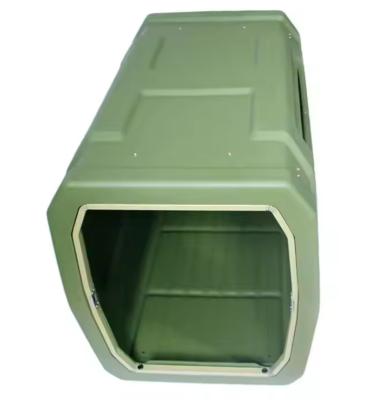 China Rotomolded Plastic Dog Kennel Heavy Duty Pet Crate Custom Size OEM Polyethylene for sale