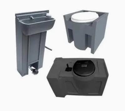China Portable Rotational Molding Mobile Toilet 8-10mm Thickness UV Protection ISO 9001 for sale