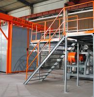 China Custom Shuttle Rotomolding Machine for Septic Tanks & Military Boxes with Wireless Control & Multiple Arm Options for sale