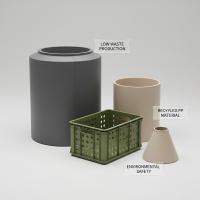 China Custom Rotational Moulding Polypropylene PP Material 4mm-8mm Wall Thickness Low Waste Production for sale