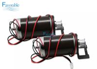 China Grey 24V DC Motor With Pulley For NewPower High Speed Inkjet Plotter Machine for sale