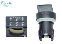 China 925500639 Switch 3POS Selector Actuator W / Holder For Cutter GT7250 GT5250 for sale