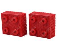 China Red Nylon Bristles Round Foot  Suitable For VT5000  VT7000 Auto Cutter for sale