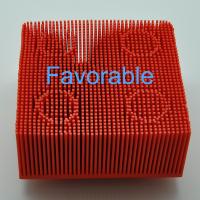 China Red Nylon Bristles Round Foot  Suitable For VT5000  VT7000 Auto Cutter for sale