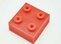 China Red Nylon Bristle Round Foot Especially Suitable For Lectra Cutter 702583 / Cutting Machine Parts for sale