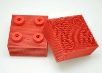 China Red Nylon Bristle Round Foot Especially Suitable For Lectra Cutter 702583 / Cutting Machine Parts for sale