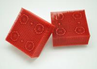 China Red Nylon Bristle Round Foot Especially Suitable For Lectra Cutter 702583 / Cutting Machine Parts for sale