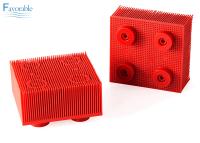 China 130297 Propack Thin Nylon Bristle Vector 5000 Red Round Foot Block for sale