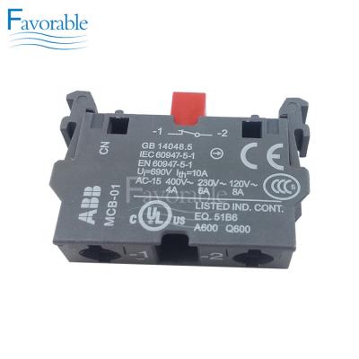 China Switch Abb#MCB01 , NC Contact Block For Auto Cutter GTXL 925500594 Machine for sale