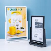China UV Proof A4 Business Card Holder Stand PS PVC Material For Hotel Reception for sale