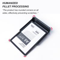 China UV Proof A4 Business Card Holder Stand PS PVC Material For Hotel Reception for sale