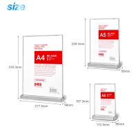 China Recyclable Desktop UHOO Card Holder Stand Waterproof Display T Shaped for sale