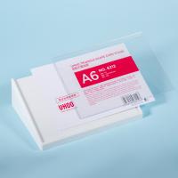 China Triangle PS Plastic Sign Card Holder Stand A4 A5 A6 A7 A8 Eco Friendly for sale