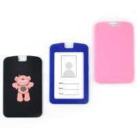 China Magnetic Silicone ID Card Holder Lanyard | Custom Logo for sale
