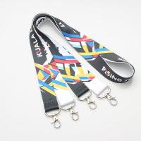 China Sublimation Polyester Retractable Id Badge Lanyard Holder Silk Screen Printed For Business for sale