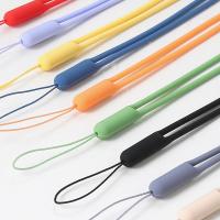 China Short Elastic Cell Phone Wrist Lanyard Strap Silicone Usb Selfie Stick OEM for sale
