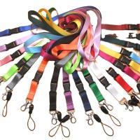 China Polyester Silicone Phone Lanyard Necklace Holder Strap Color Printing For Wedding Promotional for sale