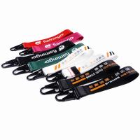 China Customized Color Automotive Car Keychain Metal Hook Lanyard for sale