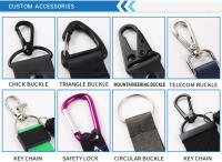 China Customized Color Automotive Car Keychain Metal Hook Lanyard for sale