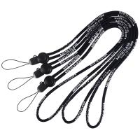 China Eco Friendly Adjustable Paracord Lanyard String Tag Holder Keychain Custom Logo for sale