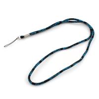 China Eco Friendly Adjustable Paracord Lanyard String Tag Holder Keychain Custom Logo for sale
