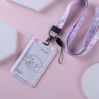 China Customized Color Safe Credit Card Holder Badge Lanyard Lightweight ABS Material Popular Accessory for sale