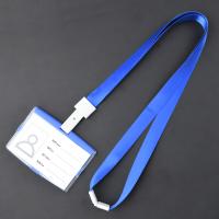 China 4 Inch Retractable Nylon Plastic Card Holder Lanyard Badge Cover Heavy Duty for sale