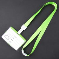 China 4 Inch Retractable Nylon Plastic Card Holder Lanyard Badge Cover Heavy Duty for sale