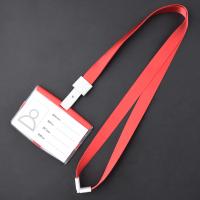 China 4 Inch Retractable Nylon Plastic Card Holder Lanyard Badge Cover Heavy Duty for sale