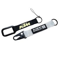 China Mobile Phone Metal Wrist Lanyard Keychain Holder Sublimation Polyester Strap for sale