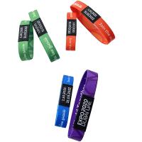 China Sublimation Polyester Elastic Fabric Wristband Bracelets Die Cutting Printing Custom for sale