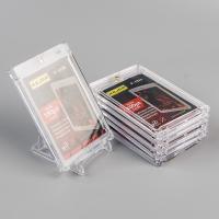 China Transparent Acrylic Magnetic Birthday Greeting Card Display Stand Holder Stands for sale