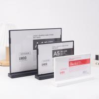 China A6 Perspex Business Card Display Holder Stand Calendar For Office School ODM for sale