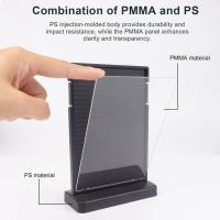 China PS PVC A5 A4 Card Display Holder Stand Sign Holder Ultraviolet Proof Recyclable for sale