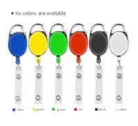 China Custom Logo Retractable Badge Reel – 72cm Cord, 6 Colors for sale