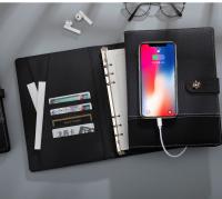 China Customized Reusable Smart Planner Business Journal Notebook Wireless USB Charging for sale