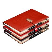 China Custom A5 Pocket Notebook And Pen Compact Monthly Planner Journal CMYK Printed for sale