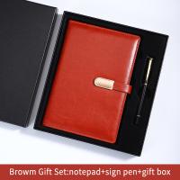 China Custom A5 Pocket Notebook And Pen Compact Monthly Planner Journal CMYK Printed for sale