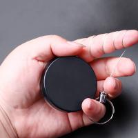 China Zinc Alloy Badge Name Tag Keychain Retractable Carabiner Badge Reel for sale