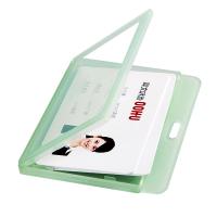 China PP ID Lanyard Retractable Transparent Card Holder Protector For Employee Identification for sale