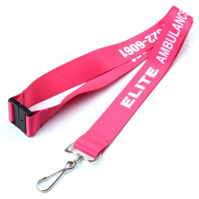 China Eco Friendly Polyester Safety Lanyard – Custom Logo Print, MOQ 100 for sale