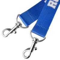 China Eco Friendly Keychain Lanyard Short Nylon id Card Holder Embossing Printing for sale