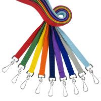 China Retractable Nylon ID Card Lanyard Key Holder Sublimation Blank Practical For Teacher Student Tradeshow for sale