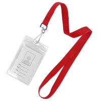 China Retractable Nylon ID Card Lanyard Key Holder Sublimation Blank Practical For Teacher Student Tradeshow for sale