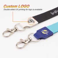 China Custom Polyester Neck Key Holder Lanyard Gravure Printing for sale