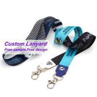 China Custom Polyester Neck Key Holder Lanyard Gravure Printing for sale